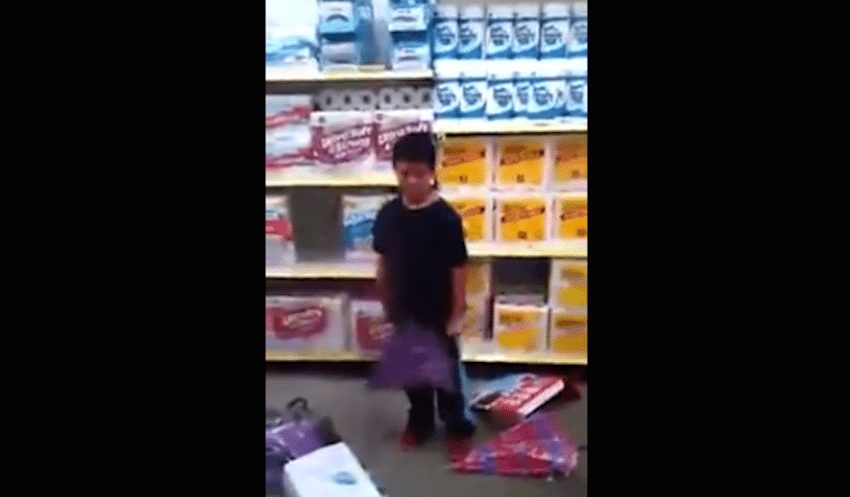 Pissed Off Kid Destroys Dollar Store, No One Stops Him | Cactus Hugs